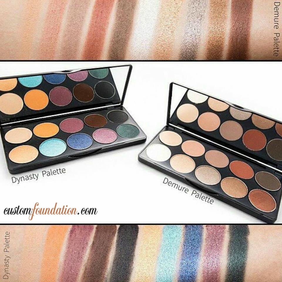 Demure and Dynasty Palettes